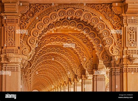 Hindu Temple Arches Intricate Architectural Details At The Largest