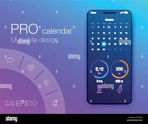 Fitness App Ui Ux Design UI Design Concept With Web Elements Stock Vector Image Art Alamy