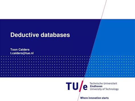 Ppt Deductive Databases Powerpoint Presentation Free Download Id1317790