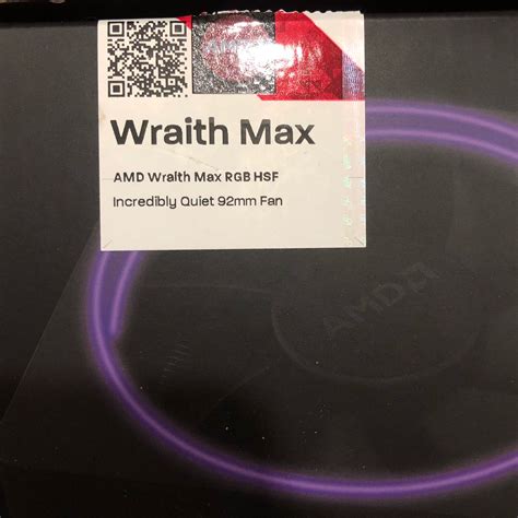 AMD Ryzen Wraith Max Ryzen Wraith Spire Non RGB CPU Cooler Computers Tech Parts