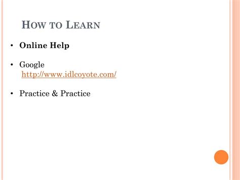 Ppt Interactive Data Language Idl Powerpoint Presentation Free Download Id2829305