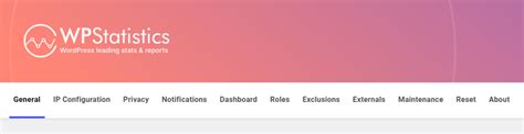 Settings Page WP Statistics WordPress Statistics Plugin