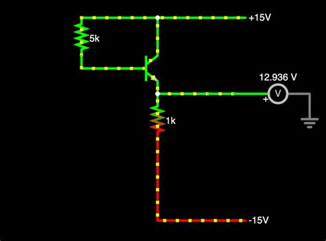 How Could I Have A 0 V Ouput In A Simplified Operational Amplifier