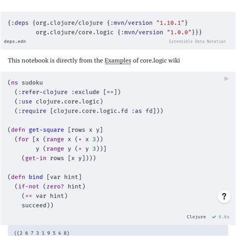 Solving Sudokus Using Corelogic Nextjournal