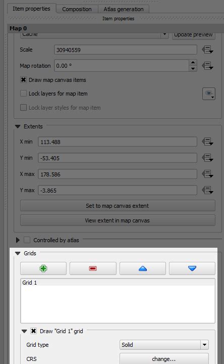 Printing Grid And Graticule In Qgis Print Composer In Qgis 28