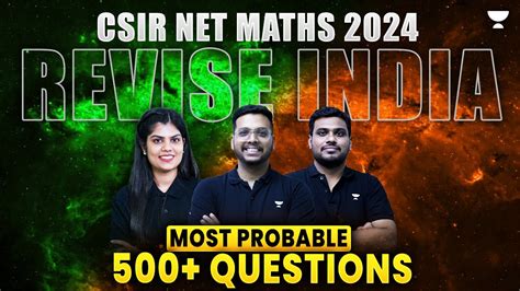 Csir Net Mathematics June 2024 Most Probable 500 Question Csir Net
