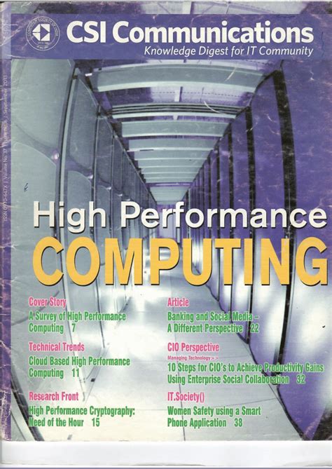 Pdf Computer Society Of India Csi