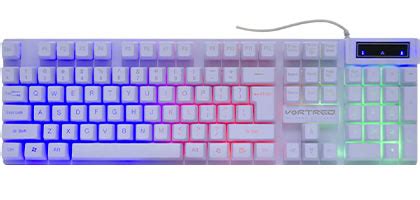 Kit Gamer Vortred Berry Teclado Con Iluminación Led Mouse Hasta 3600