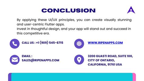 Ppt Uiux Design Principles For Flutter Applications Powerpoint