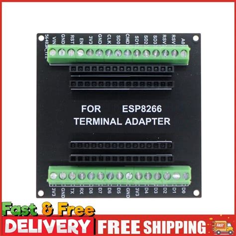 Esp8266 Breakout Board Wi Fi Gpio 1 Into 2 Nodemcu Development Board £4