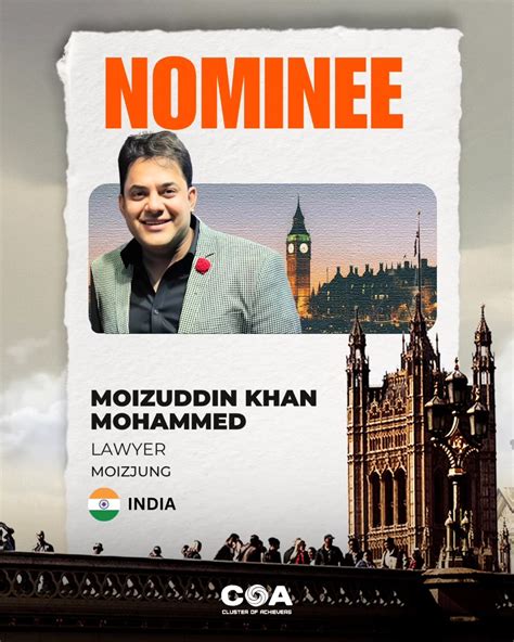 Introducing Moizuddin Khan Cluster Of Achievers Facebook