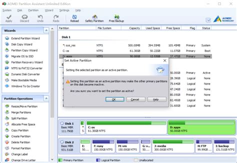 How To Set Partition As Active With Partition Magic Server