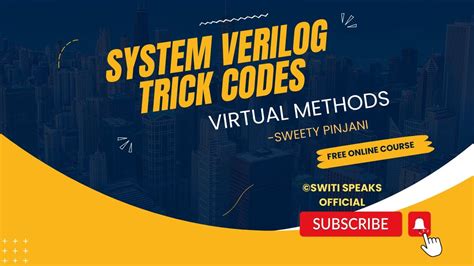 Virtual Methodsswitispeaksofficialvlsi Semiconductor Oop