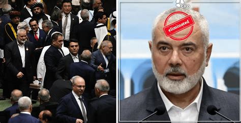 Israel Delade Bild Av Ismail Haniya Som ”eliminerad” Iran Utlovar Hämnd