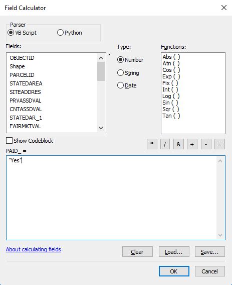Arcgis Desktop Arcmap Field Calculator To Replace Certain Existing Values Geographic