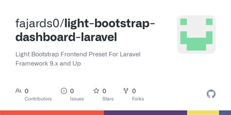 Github Fajards Light Bootstrap Dashboard Laravel Light Bootstrap Frontend Preset For Laravel