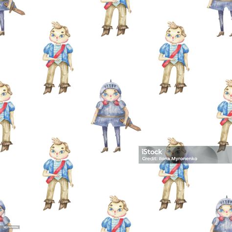 동화 속 기사가 교환하고 검과 잘생긴 왕자가 있는 원활한 패턴 로얄 패턴 공주를 위한 완벽 한 배경입니다 어린이용 일러스트 왕자 황실에 대한 스톡 벡터 아트 및 기타 이미지