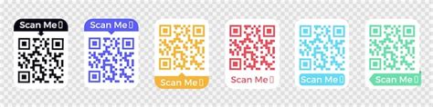 Premium Vector Qr Code Scan For Smartphone Qr Code Frame Vector Set Template Scan Me Qr Code