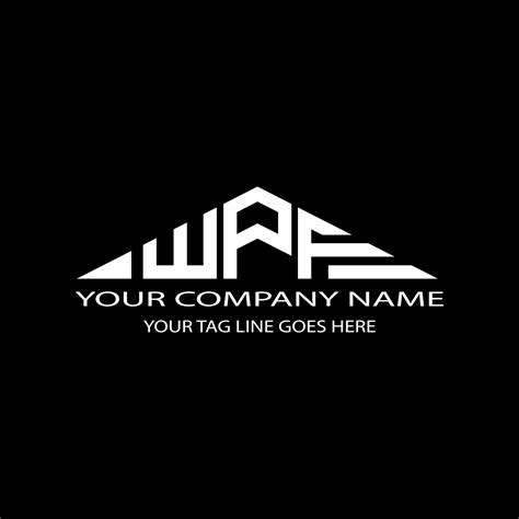 WPF Letter Logo Creative Design With Vector Graphic Vector Art At Vecteezy