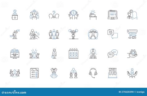 Programmes And Modules Line Icons Collection Curriculum Syllabus