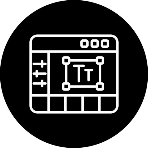 Text Editor Vector Icon Vector Art At Vecteezy