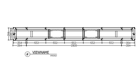 Steel Plate Section In Autocad 2d Drawing Cad File Dwg File Cadbull