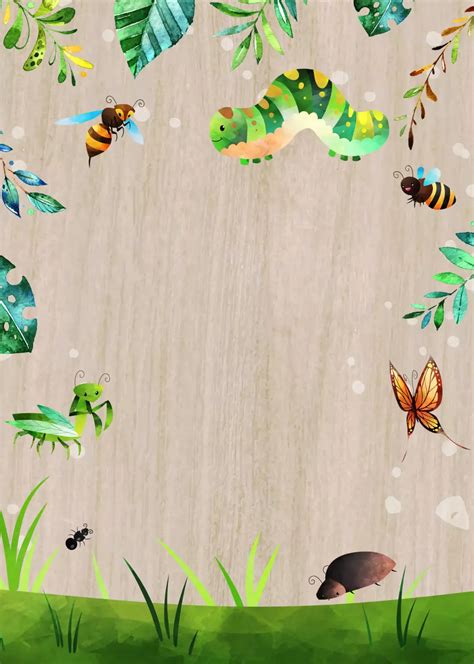 Bug Party Invitations Artofit