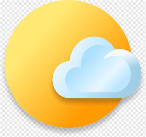 Погода Солнце Облако Облачно Png Pngwing