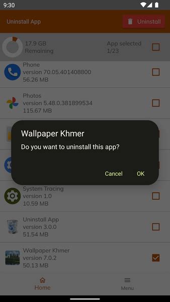 دانلود برنامه Uninstall App اندروید بازار
