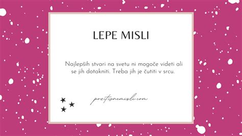 Lepe Misli O življenju Sreči Ljubezni
