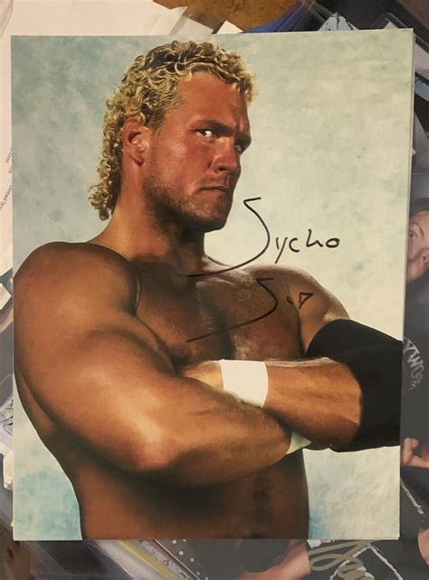 Sycho Sid Vicious Justice Autographed 8x10 Photo Wwe Signed Wcw Psycho