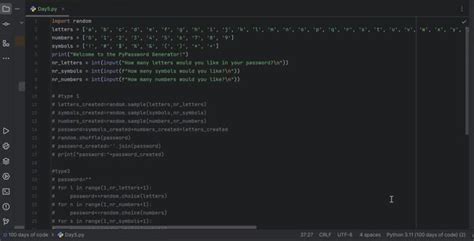Python Passwordgenerator Learning Keerthana Panjatcharam