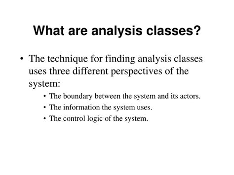 Ppt Finding Analysis Classes Powerpoint Presentation Free Download