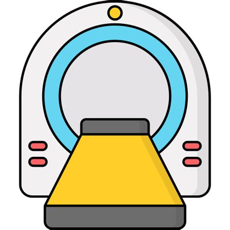 Ct Scan Generic Outline Color Icon