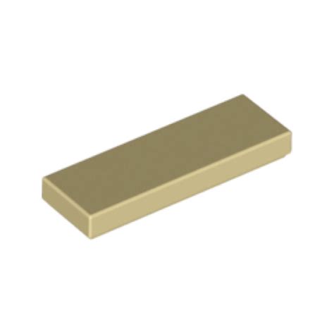 Lego® 63864 37294 6131896 Plate Flat Tile 1x3 Tan