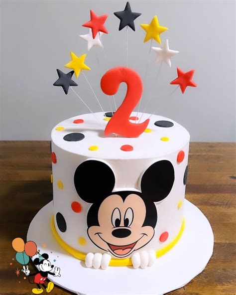Mickey Mouse Birthday Cake Pinterest