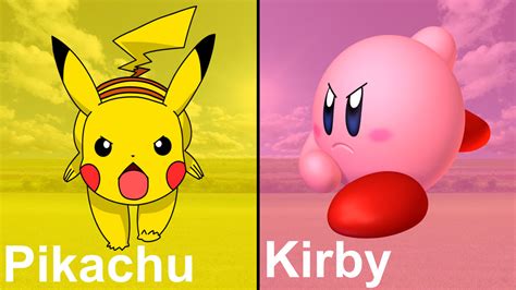 Pikachu Vs Kirby By Pikachucharazrd912 On Deviantart