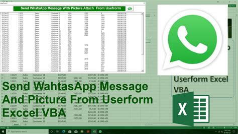 How To Send Whatsapp Message From Userform Excel Vba Youtube