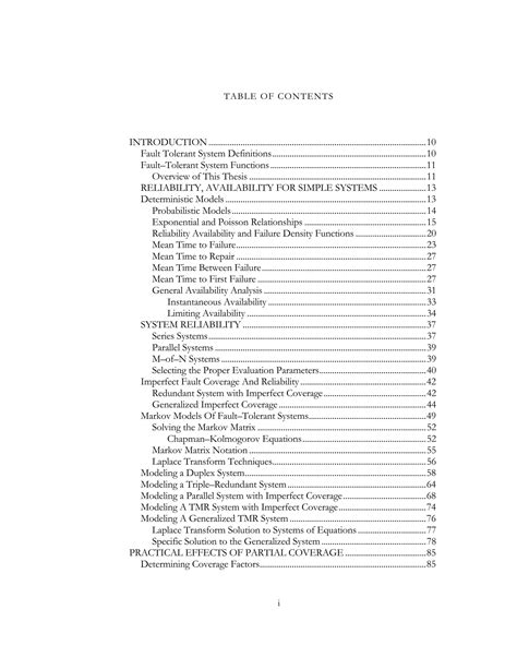 Fault Tolerant System Reliability In The Presence Of Imperfect