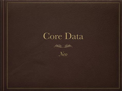 Core Data Introduction Pdf Databases Computer Software And Applications