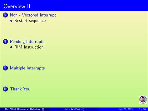 interrupts of microprocessor 8085 pdf