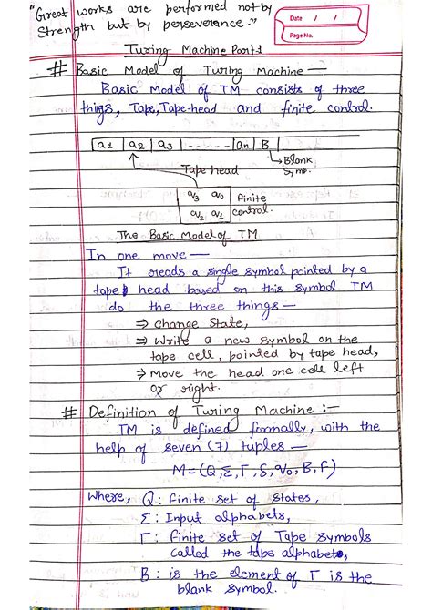 SOLUTION Theory Of Automata And Formal Languages Notes Studypool
