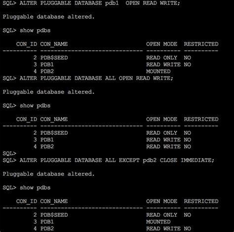 Administrando Cdbs No Oracle Database 12c Utilizando O Sqlplus