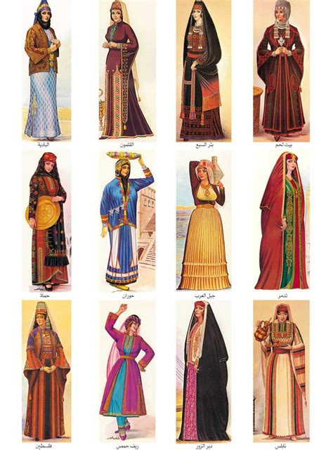 Arab Women Klädstilar Vida Byxor Konst