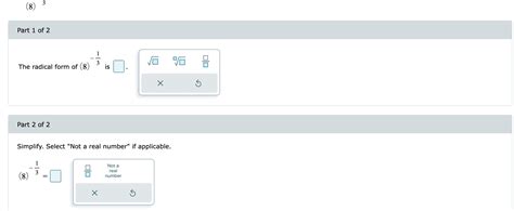 Solved 8 3part 1 ﻿of 2part 2 ﻿of 2simplify Select Not A