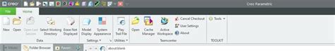 Solved Missing Icons In Quick Access Toolbar Creo 7 Ptc Community