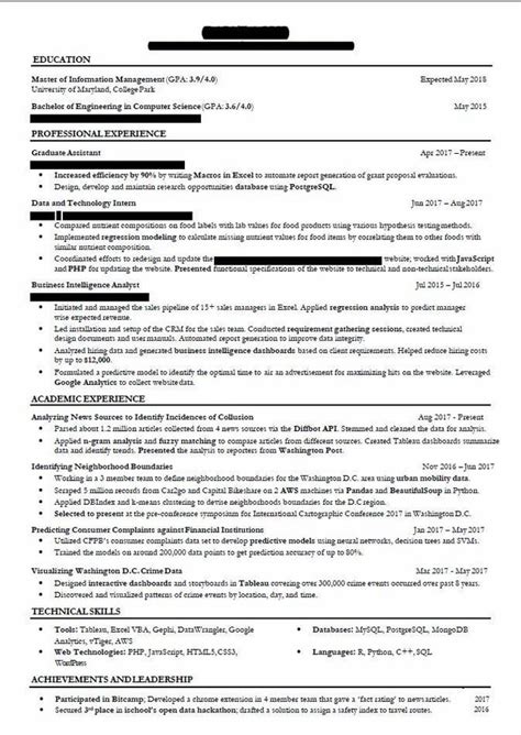 resume review is this good enough for an entry level data scientist