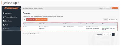 How To Restore Full Cpanel Backup With Jetbackup 5 Knownhost