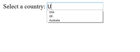 Html5 Datalist Tag Studyopedia