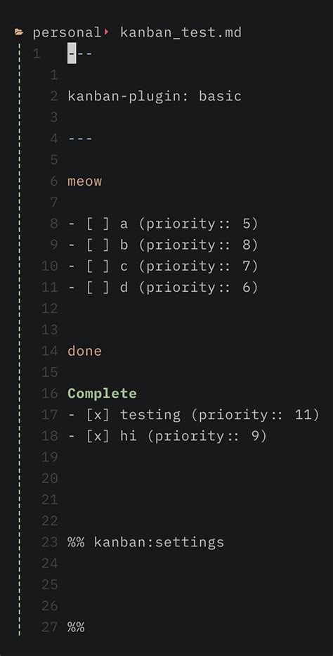 Querying Active Kanban Tasks With Dataview Helppossible Bug Help